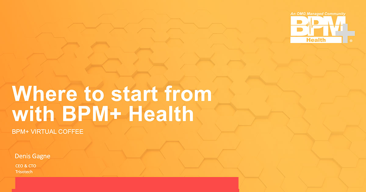 Where to start from with BPM+ Health