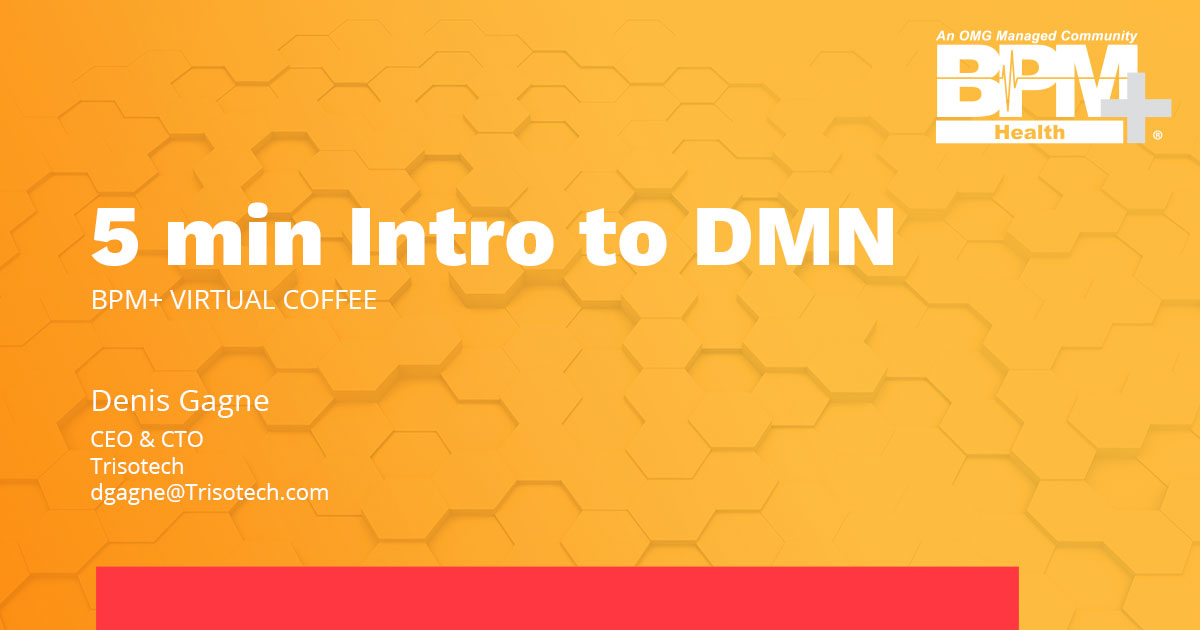 5 Min Intro to DMN