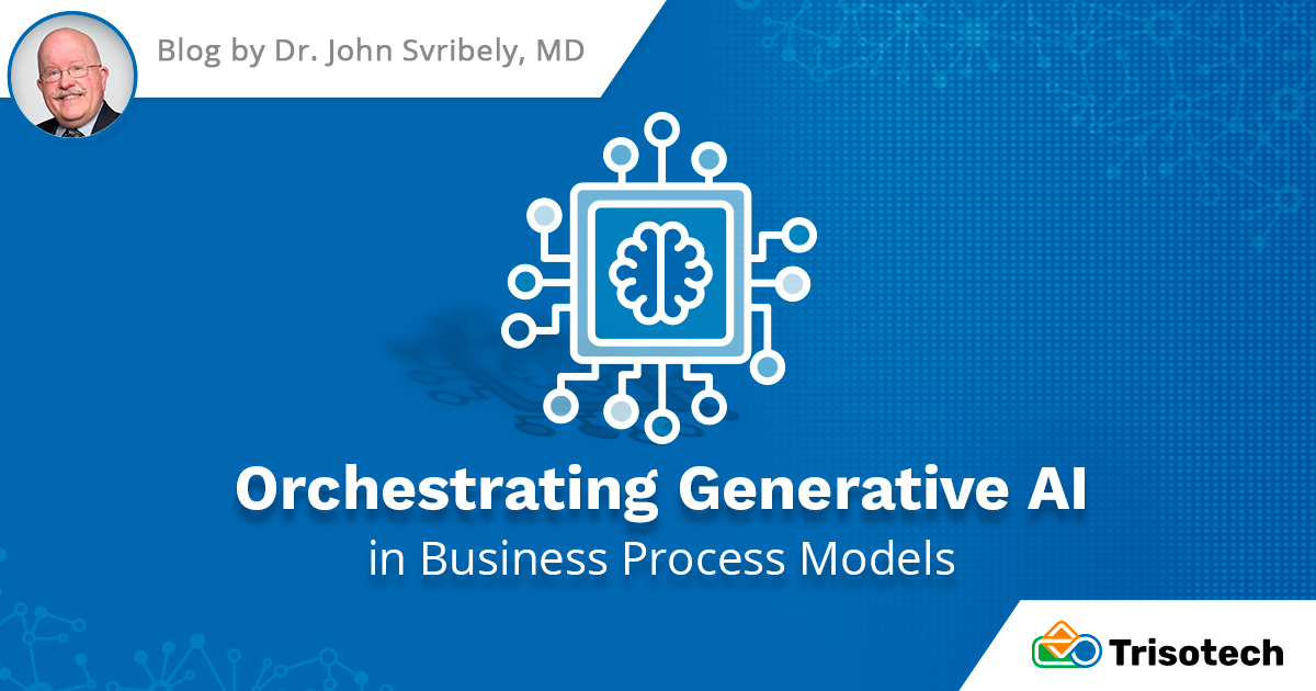 Orchestrating Generative AI in Business Process Models