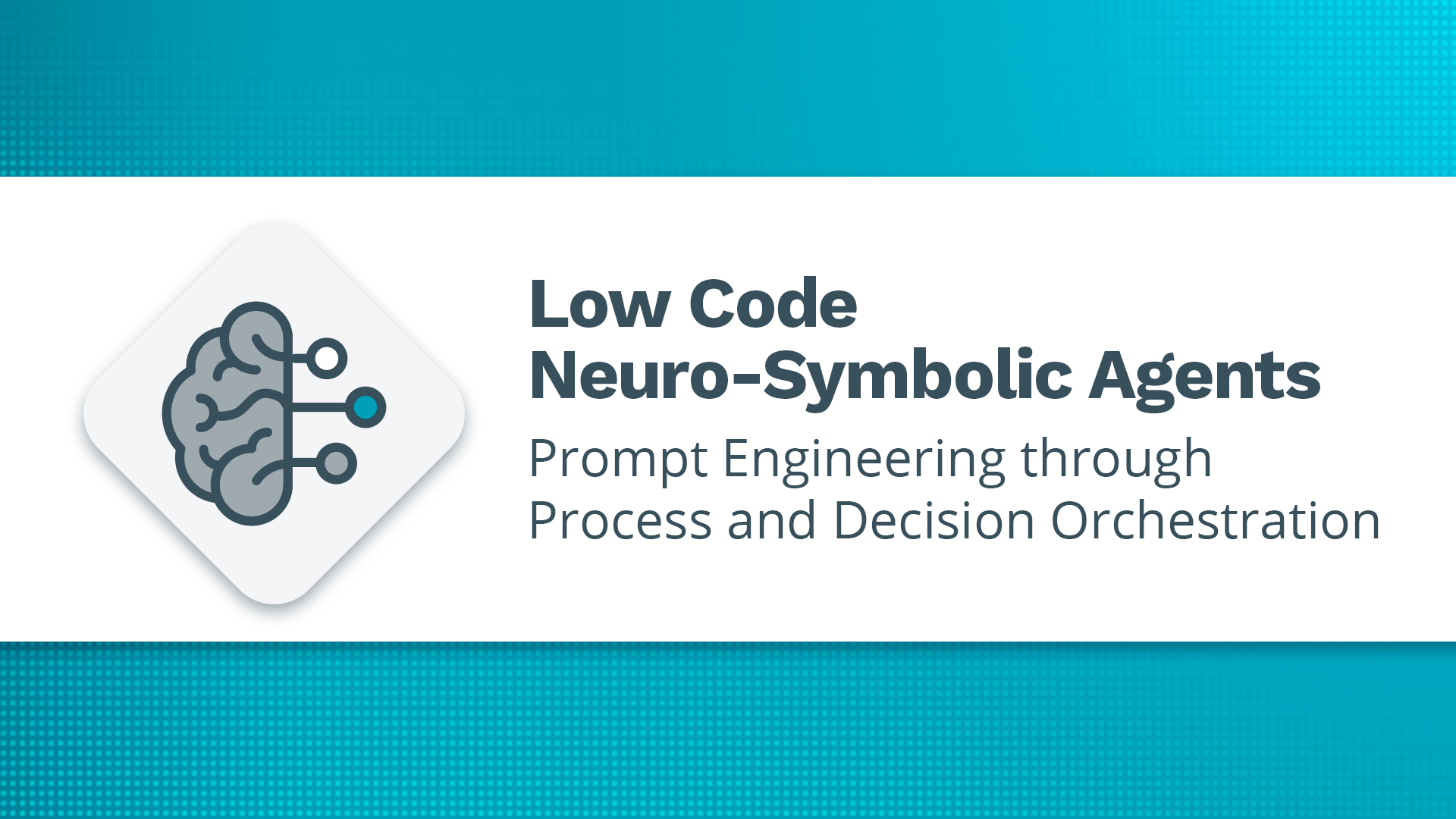 Low Code Neuro-Symbolic Agents